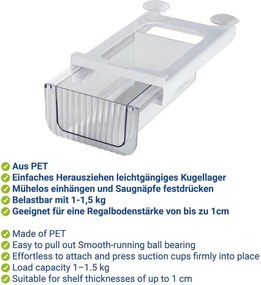 Plastový organizér do lednice 27x16 cm Kira – Wenko