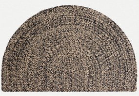 Diamond Carpets India, Ručně vázaná rohožka Eclipse J 53 Natural, 50x80, béžová, chodba / předsíň