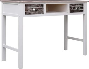 Psací stůl hnědý 110 x 45 x 76 cm dřevo 284154