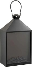 LED dekorace lucerna COZY WARM 55x30 cm, černá