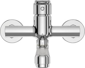 Mereo, Mereo Dřezová nástěnná baterie, Pego, 150 mm, s ramínkem plochým rovným 300 mm, chrom, MER-CB30206P