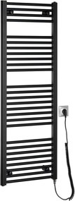 Aqualine - Topné těleso 45x132 cm, 400 W, matná černá ILE34TB