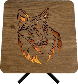 Li-Go "Německý Ovčák" lampa 19x19 cm provedení povrchu: bříza