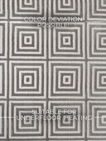 ELLE Decoration, Běhoun Perles 106185 White Grey z kolekce Elle, 80x240, šedá, ložnice