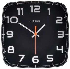 Designové nástěnné hodiny 8816zw nextime classy square 30cm