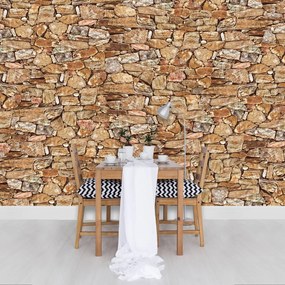 Fototapeta - Stone Wall Rock (254x184 cm)