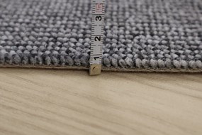 Timzo, Metrážový koberec Neapol 4726 - neúčtujeme odřezky z role, na míru, šíře 2m,3m,4m, šedá, filc, chodba / předsíň