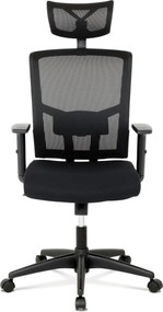 Ergonomická kancelářská židle RELORA - černá síťovina