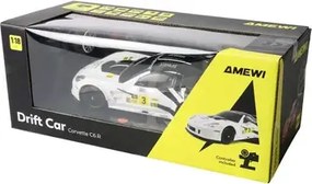 AMEWI Driftovací auto Corvette C6R bílá / 1:18 / RTR / 4WD pohon / 2.4