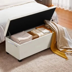 Úložný taburet VEVOR, 1060 × 360 × 240 mm – 1100 × 400 × 400 mm