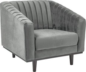 Casarredo - Komfort nábytek Designové křeslo ASPREY 1 VELVET, šedá