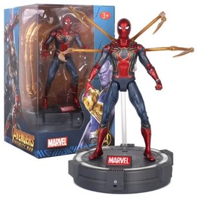 Figurky hrdinů Marvel s vlastním držákem nebo otočným podstavcem Varianta: SpiderMan, Infinity War + otočný podstavec