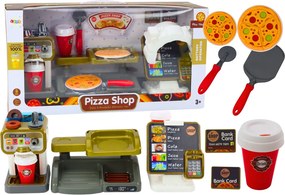 LEAN Toys Sada obchod pizza kávovar nápoje pokladna
