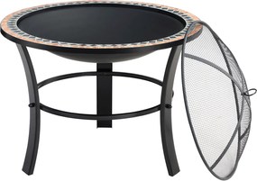 Zahradní ohniště Porter 76 cm černé