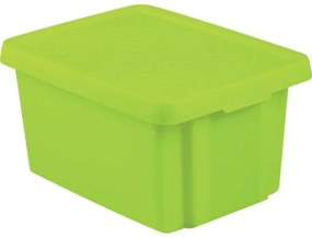 CURVER Úložný box ESSENTIALS 16l s víkem zelený