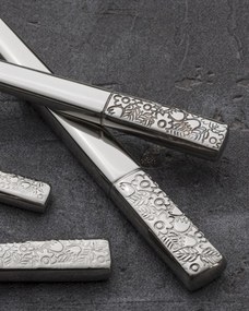 Příbory Fiori Platinum pro 6 osob 24 kusů