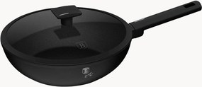 Pánev wok's nepřilnavým povrchem a pokličkou Matte Black
