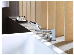 Hansgrohe Metropol, baterie na okraj vany, 3-otvorová instalace, chromová, 32551000