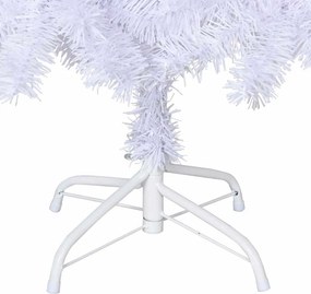 Umělý vánoční stromek s hustými větvemi bílý 180 cm PVC 321039