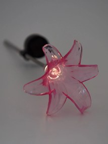 Sinsay - Solární LED lampa ve tvaru květiny - pastelová růžová