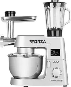 ECG FORZA 5500 Giorno Argento / kuchyňský robot / 1500 W / nerez mísa