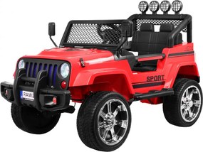 Ramiz Terénní autíčko Raptor Drifter červené + ovladač + pohon 4x4 + úložný prostor + pomalý start + MP3 LED
