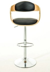 Bhm germany Barová židle King (SET 2 ks), syntetická kůže, černá