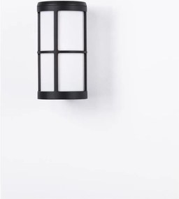 NV 9002851 Venkovní nástěnné svítidlo STONE černý hliník a akryl E27 1x12W 220-240V IP54 bez žárovky - NOVA LUCE