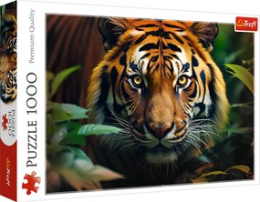 TREFL PUZZLE PREMIUM Divoký tygr 68x48cm skládačka 1000 dílků tr10798
