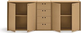 Komoda v přírodní barvě 197x80x40 cm Wally – Teulat