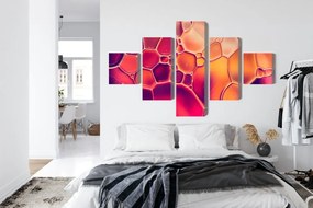 Vícedílný obraz Kapky Vody Na Makro Měřítku Nedostatek Nedostatek Plátno Canvas 150x90