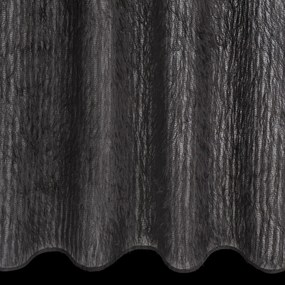 ZÁCLONA NA KROUŽCÍCH MARGARET2 140X250 CM ČERNÁ