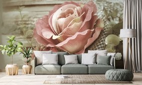 Fototapeta elegantní vintage růže - 225x150 cm