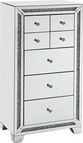 XXXLutz KOMODA, barvy stříbra, 65,5/120/40,5 cm Xora - Široké komody - 001047012203