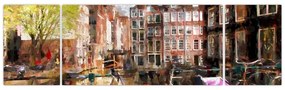 Obraz - Amsterdam (170x50 cm)