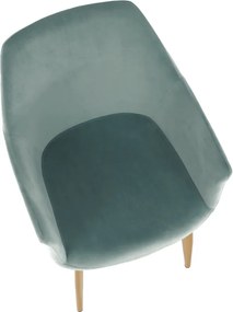 Křeslo, látka mentolová / buk, ODOVEL