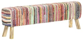 Lavice Heron - 160 cm - textil chindi | vícebarevná