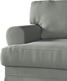 Potah na křeslo IKEA Ekeskog barva šedá látka lesklé, sametová