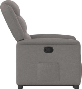 Zvedací polohovací křeslo taupe textil 3303201