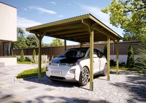 Dřevěný přístřešek na auto 606 Weka