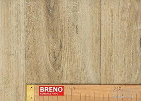 Breno PVC PRESTO PLUS Sorbonne 557 – světlé dřevo, šíře 200 cm