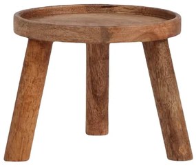 Dřevěný stolek na květináč, průměr 12 cm