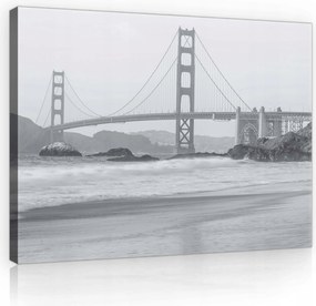 Obraz 100x75 Most Golden Gate San Francisco mlha moře oceán