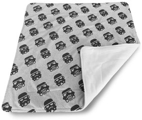 Sablio Deka pro miminko Star Wars Stormtrooper Pattern šikmý - 80x100 cm