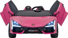 Elektrické autíčko Lamborghini Revuelto XL STRONG růžové