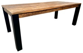 Moderní stůl LORENZO v industriálním stylu - 160x90