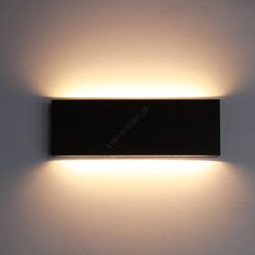 Top Light Top Light - LED Venkovní nástěnné svítidlo LED/12W/230V IP65 černá TP1702