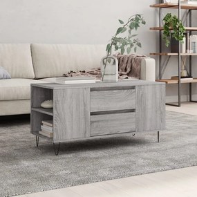 vidaXL Konferenční stolek 102x44,5x50 cm kompozitní dřevo [830999] Barva: šedá sonoma