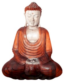 Milujeme Kameny Buddha - dřevěná soška - velká