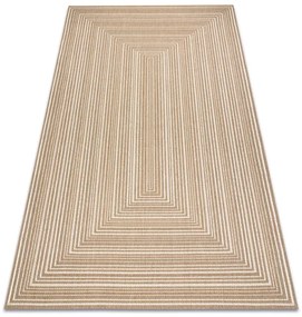 Koberec SIZAL FLAT 48962265 geometrický, béžový / naturální
